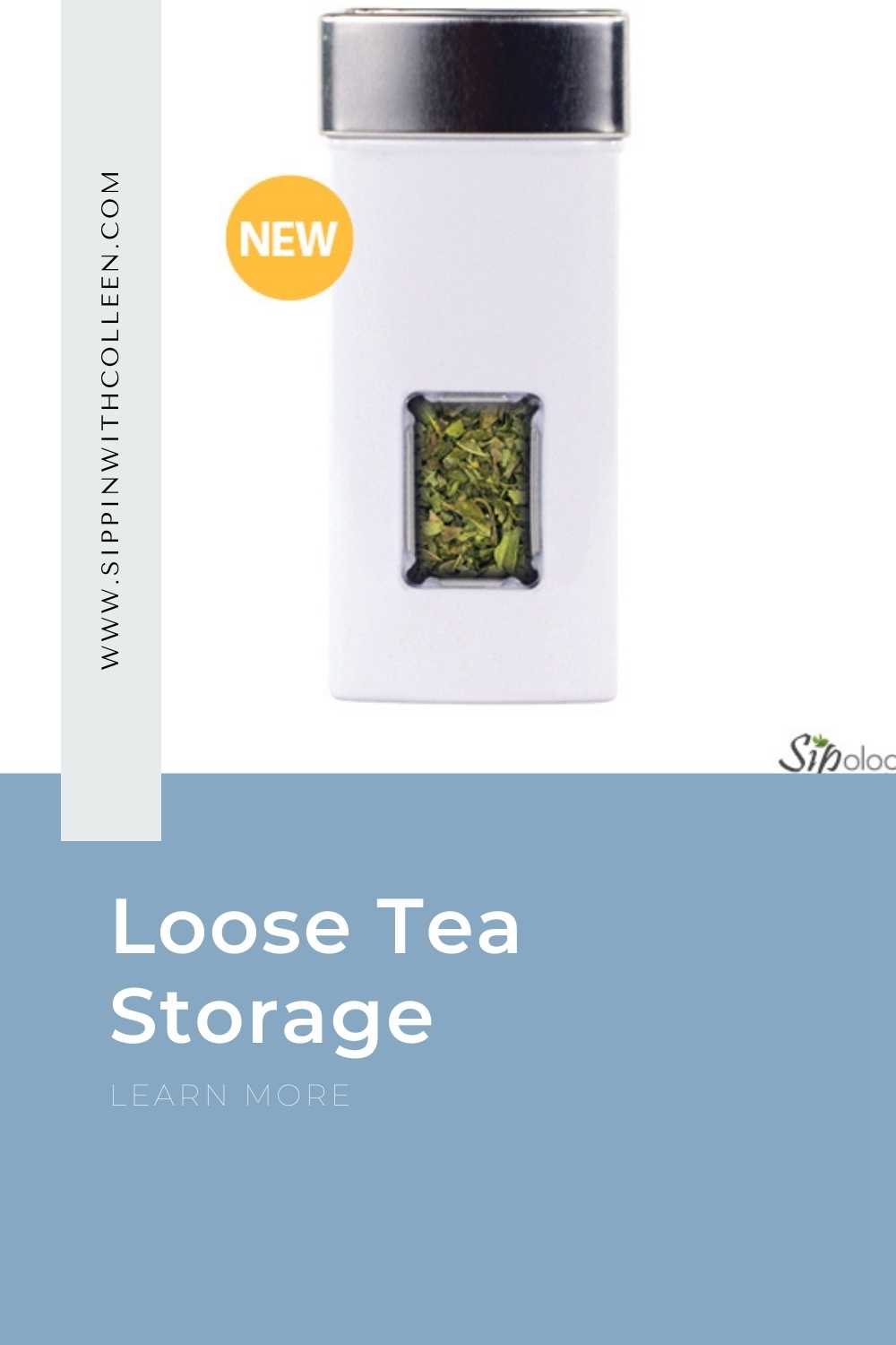 Loose tea storage and organization - Sippin' with Colleen
